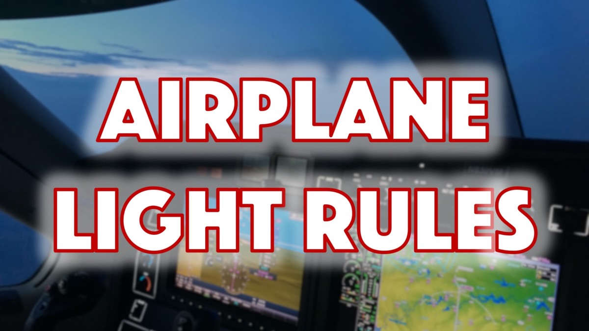 When To Use Aircraft Lights (Beacon, Position, Strobe, etc ...